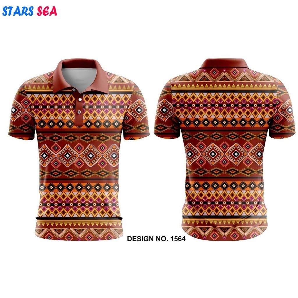asean inspired ethnic attire barong agalog batik polo for men ...