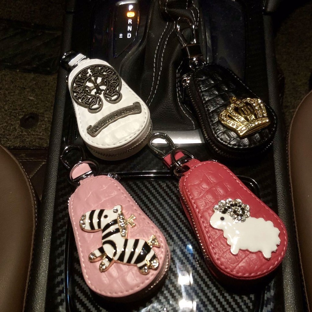 Chrome Hearts Car Remote Control Set Car Key Cover Universal Women's ...