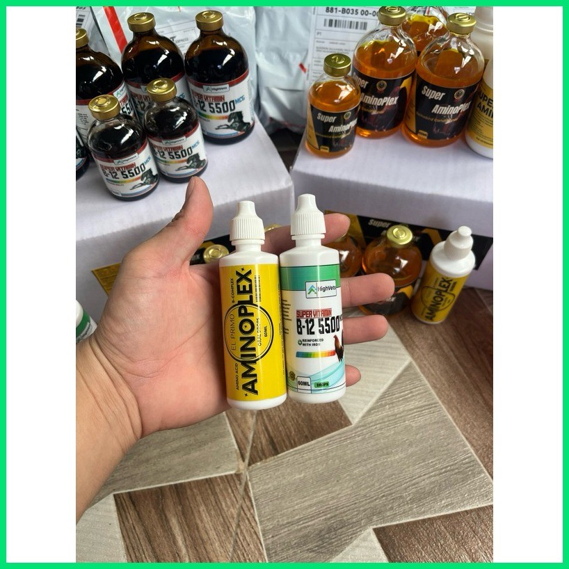 ∨ DROPS DUO COMBO (Super Vitamin B12 5500mcg + El Primo Aminoplex ...