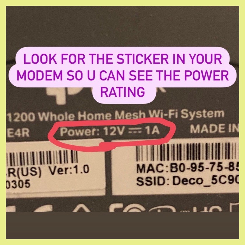 Converge , PLDT Fibr & Globe Wifi POWERBANK / mini UPS For all modems ...