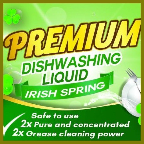 ๑ ۩ Sticker label for premium diswashing liquid (generic) | Shopee ...