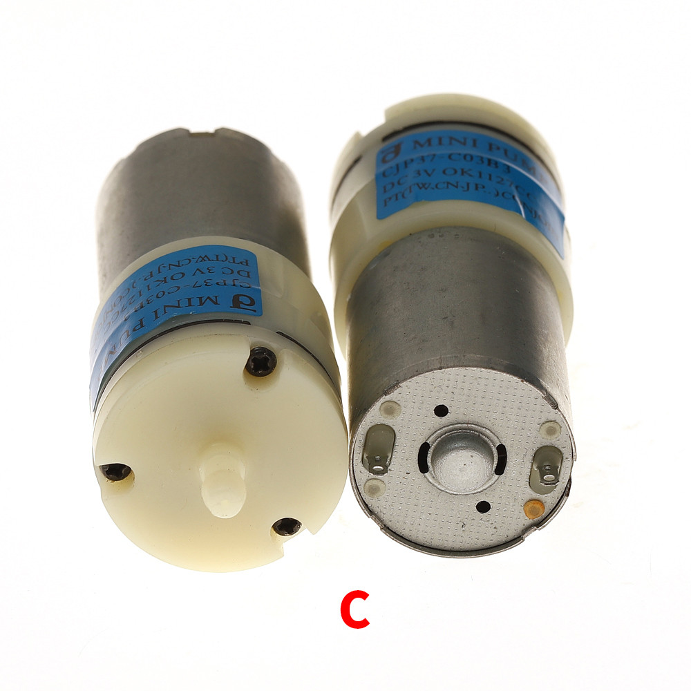 DC 3V 3.7V 5V 6V Small Mini 370 Motor Diaphragm Air Pump Vacuum Pump Negative Pressure Suction ...