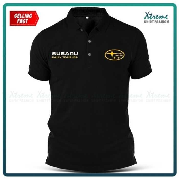 T ♥ Polo Shirt Sulam Subaru Rally Team USA WRC Impreza Sti WRX Racing ...