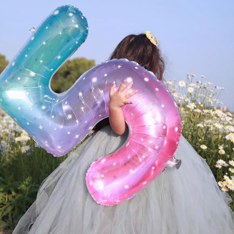 13Pcs Birthday Party Balloon Decoration Kuromi Melody Dream Number 1-9 ...