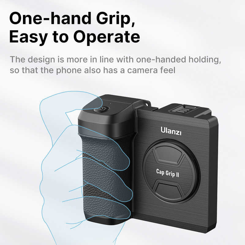 Ulanzi Capgrip II Smartphone Handheld Selfie Booster Hand Grip ...