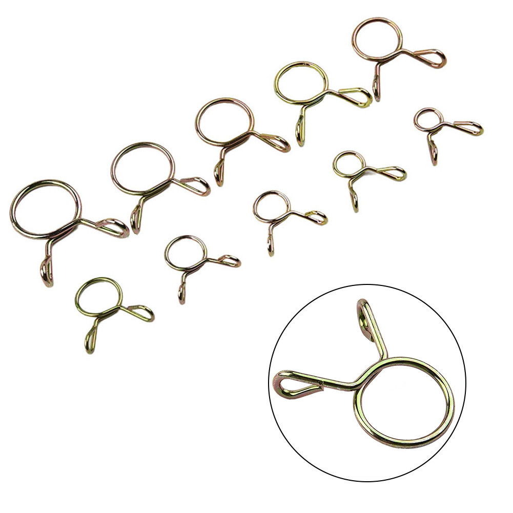 Air Tube Clamp 126PCS Fuel Line Hose Tubing Spring Clip Kit Oil Pipe ...