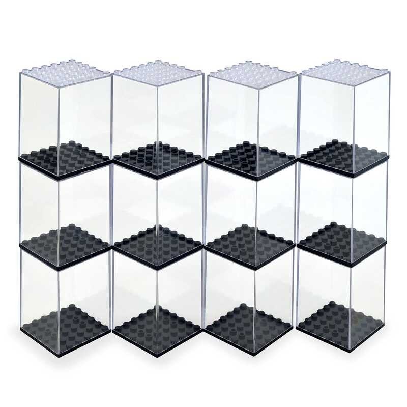 Case 24/8Pc Minifigures Maliit Action Figure Storage Acrylic Building ...
