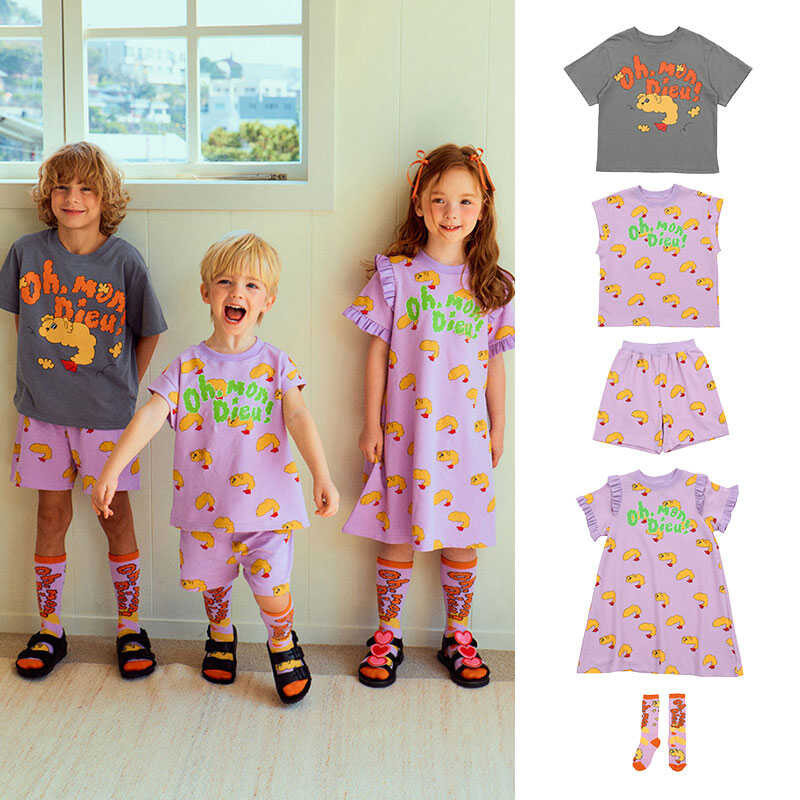 Taglagas Ang 2024 Ay Maikling Manggas Para Sa Batang May Dalawang ...