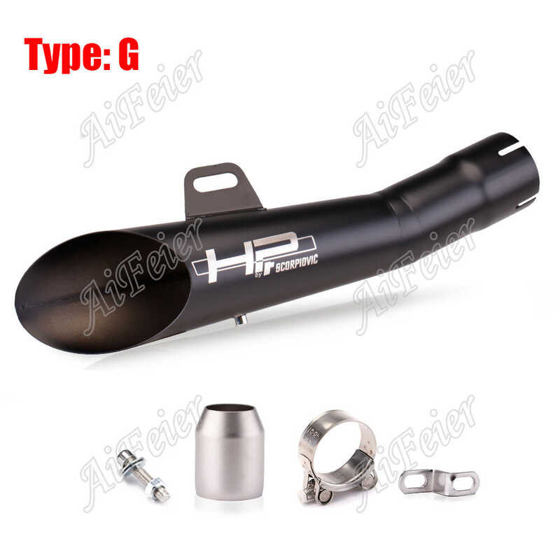 Exhaust HP Motorcycle Pipe Akrapovic Escape Moto Universel GP Muffler ...