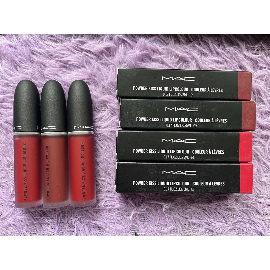 ۞ MAC POWDER KISS LIQUID LIPCOLOUR (Mac liquid licpstick) | Shopee ...