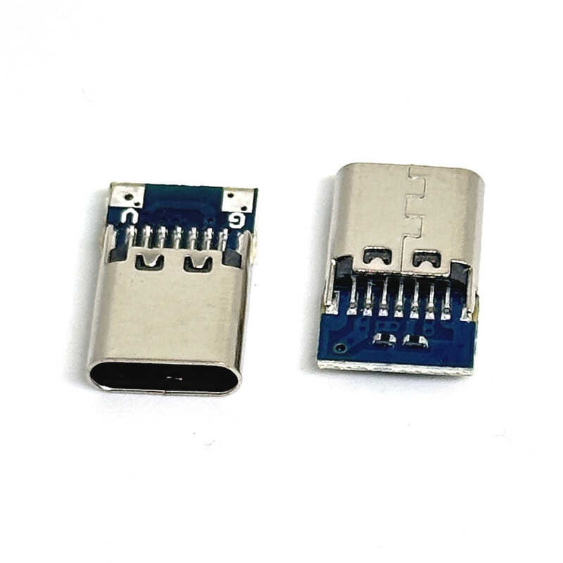 USB 3.1 type c Female Connectors Jack Tail usb Dual resistor Electric ...