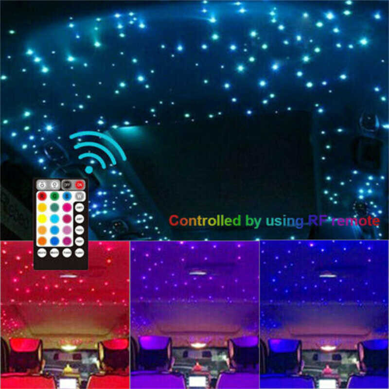 Light LED Star Kit Car Roof Ceiling Headliner Fiber Optic+Remote ...
