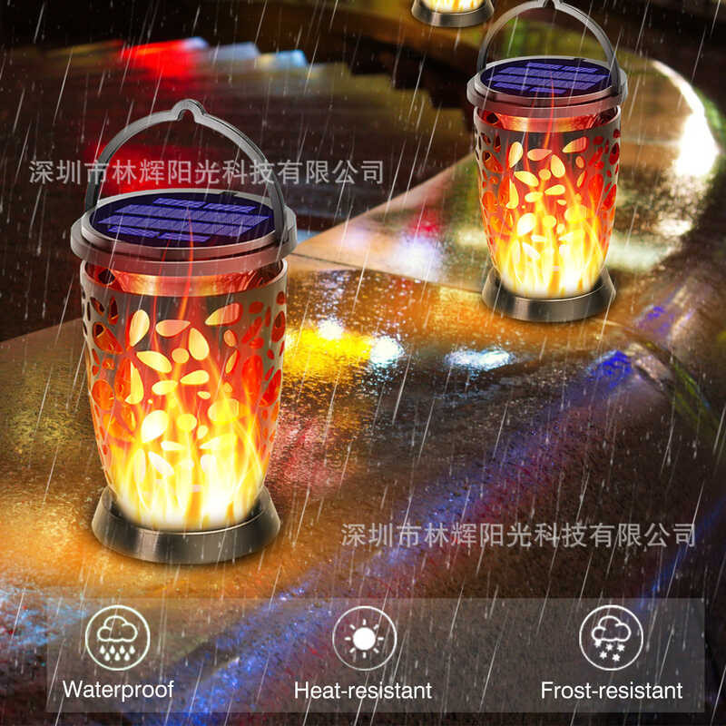 Retro Solar Amerikanong LED Garden Lawn Plug Decoration Landscape Lamp ...