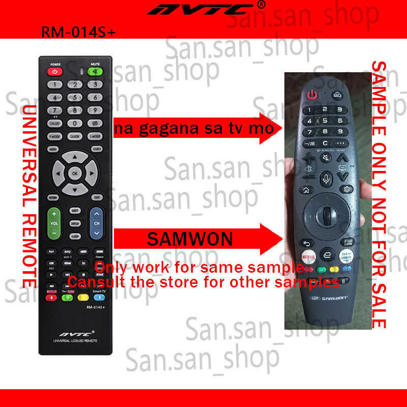 Samwon Universal control para samwon led smart TV remote na gagana sa tv mo | Shopee Philippines