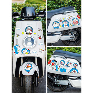 Electric Doraemon Motorcycle Decoration Cartoon Cute Anime Dingdang Cat ...