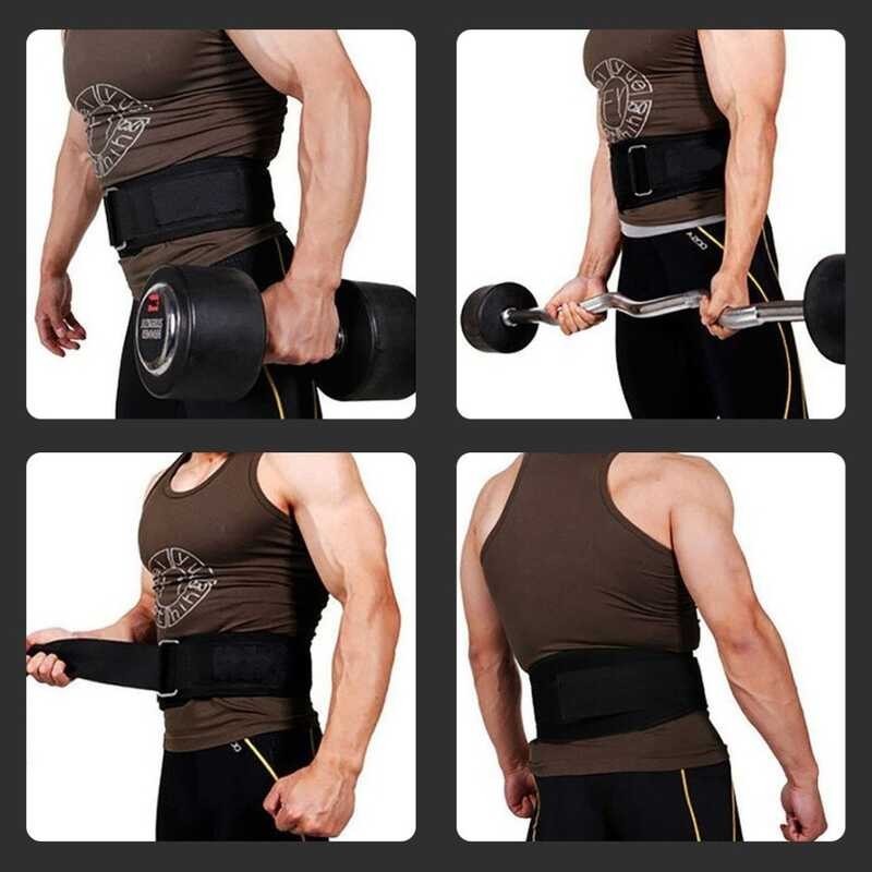 Waist Support Belt Weight Lift Gym Squat Strength Training Abdominal ...