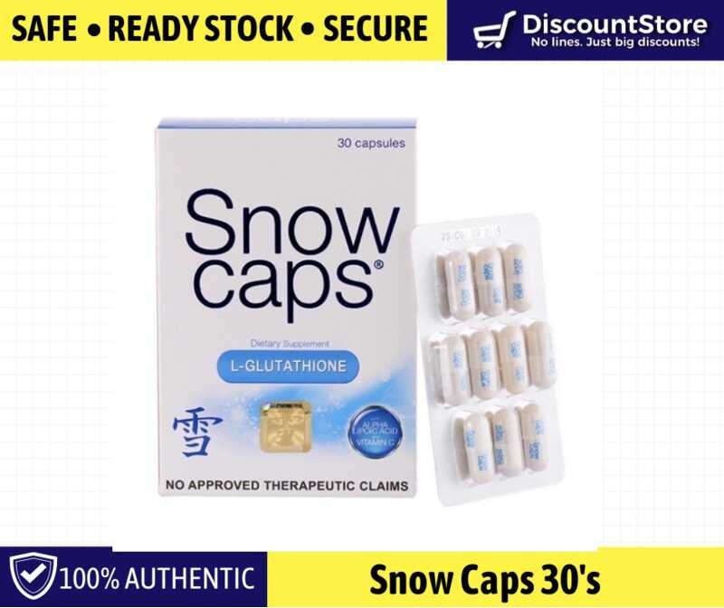 COD SNOW Caps L-Glutathione Dietary Supplement 30s C | Shopee Philippines