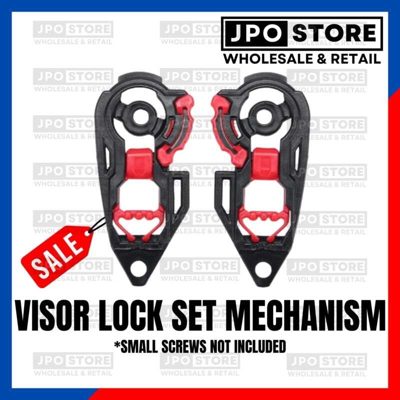 Universal Visor Lock Set Mechanism para sa Full Face Helmet | Shopee ...