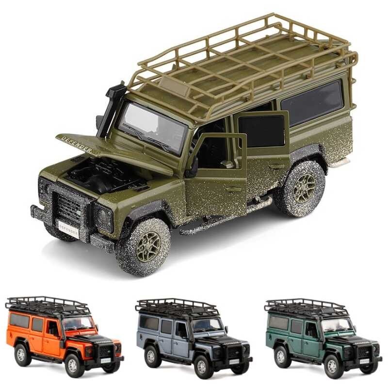 1/32 Land Rover Defender Toy Car Sport Off Road SUV Miniature Model JKM ...