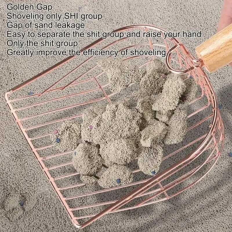 Kukunin ng kahoy na kutsara ng pusa, kagamitan na ginagamit para sa ...