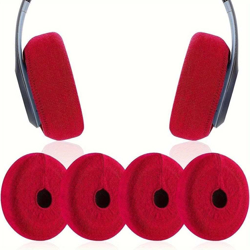 Ear Pads Sweater Cover Protectors with Stretchable Knit Fabric for ...
