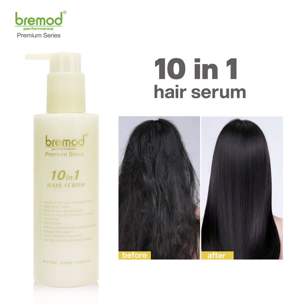 Bremod Premium Hair Serum 10-in-1 Hydrate Smooth Frizz Shiny ...