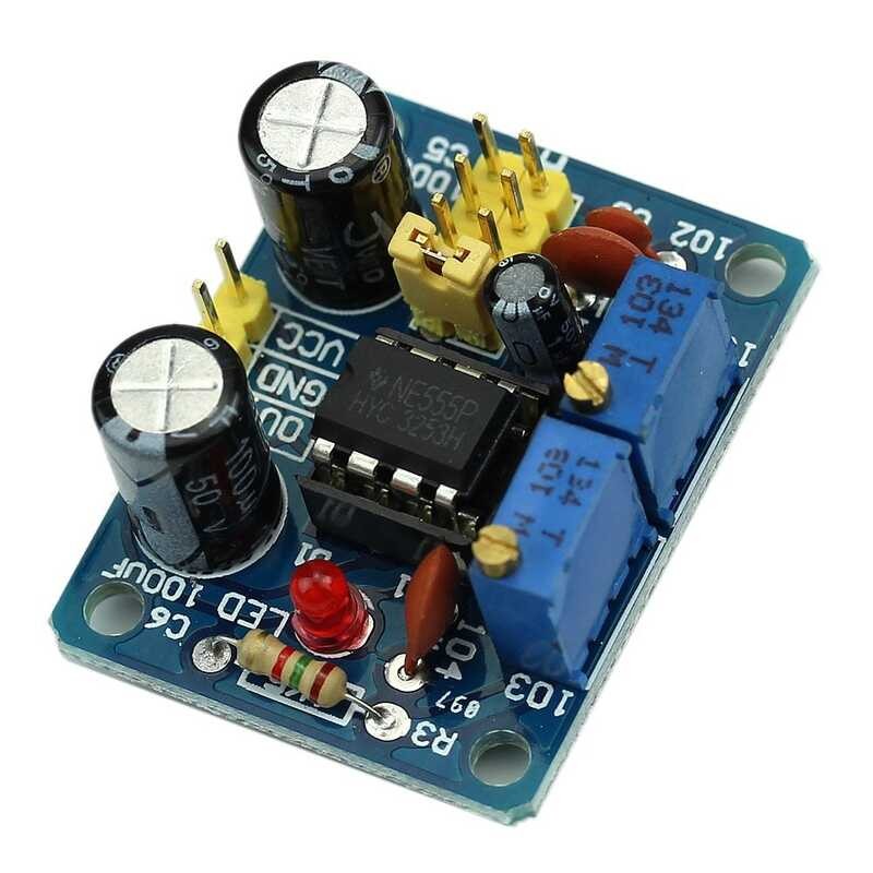 NE555 pulse module frequency duty cycle adjustable square wave ...
