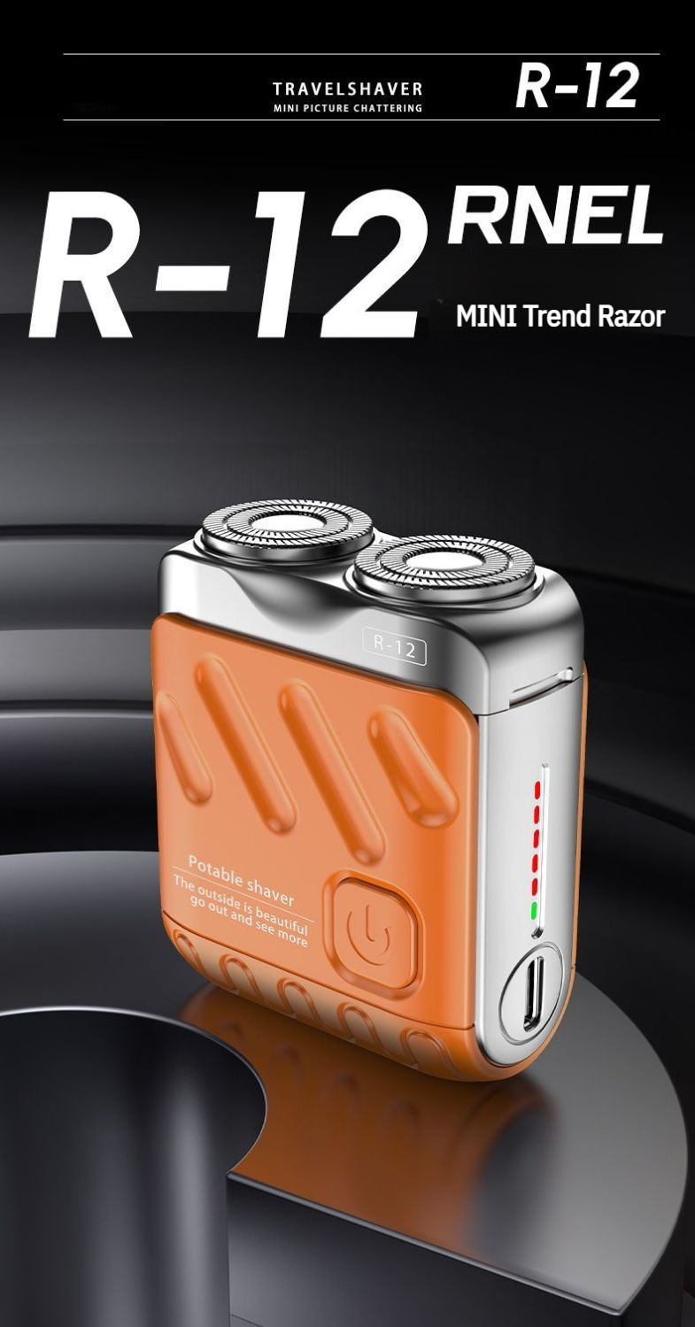 【Efficient Shaving No Snagging】Rotary Dual-Ring Electric Shaver Razor ...