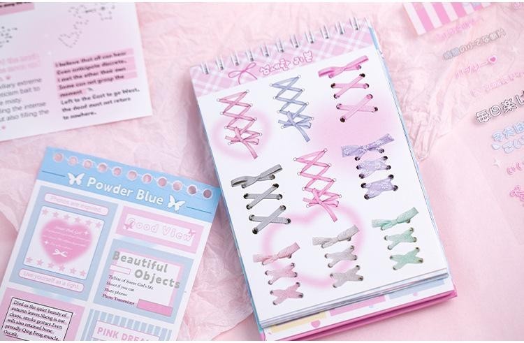 INS 63 Sheets Graffiti Coil Sticker Book DIY Material Notebook ...