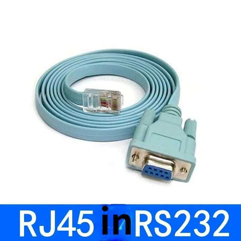 For Cisco Console RJ45 Cat5 Ethernet to Rs232 DB9 COM Port Serial ...