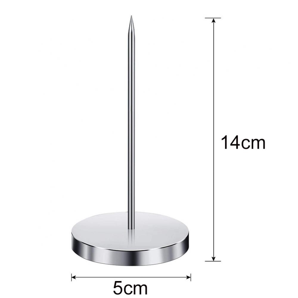 Safe Memo Holder Spike Stick Straight Rod Metal Receipt Bill Paper Note ...