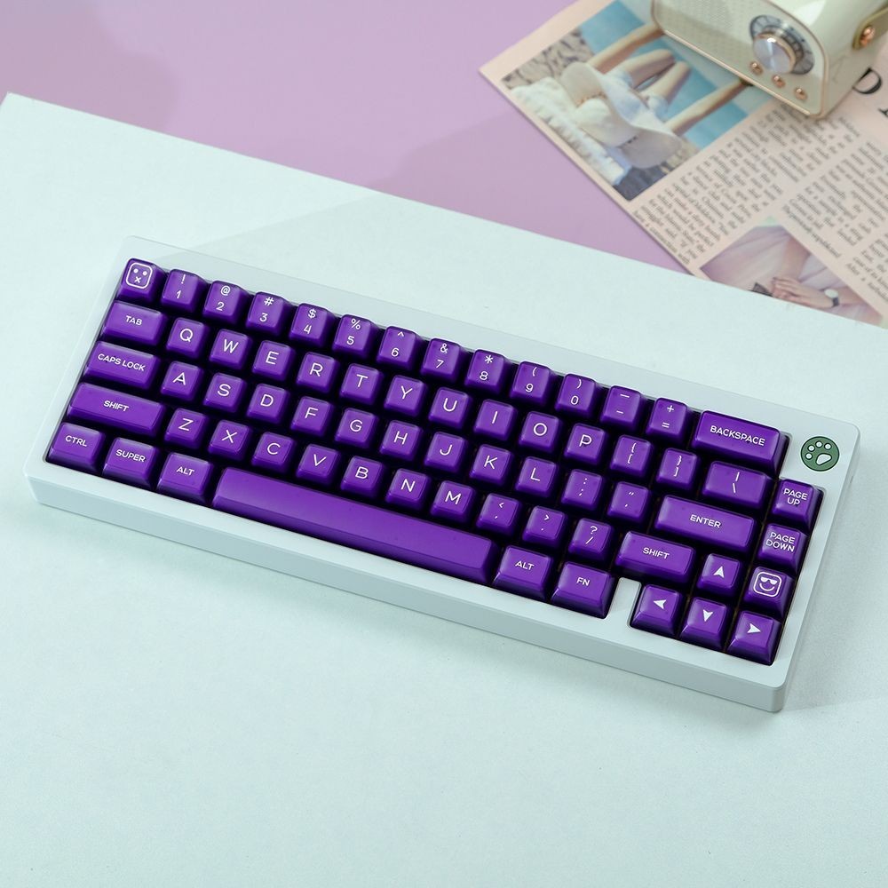 White Marble Keycap Similar SA Profile PBT Double Shot Mechanical ...