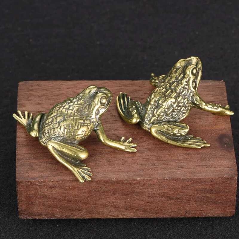 Antiko Purong Sining Na Kapalaran Pagtitipon Golden Toad Palaka Tanso ...
