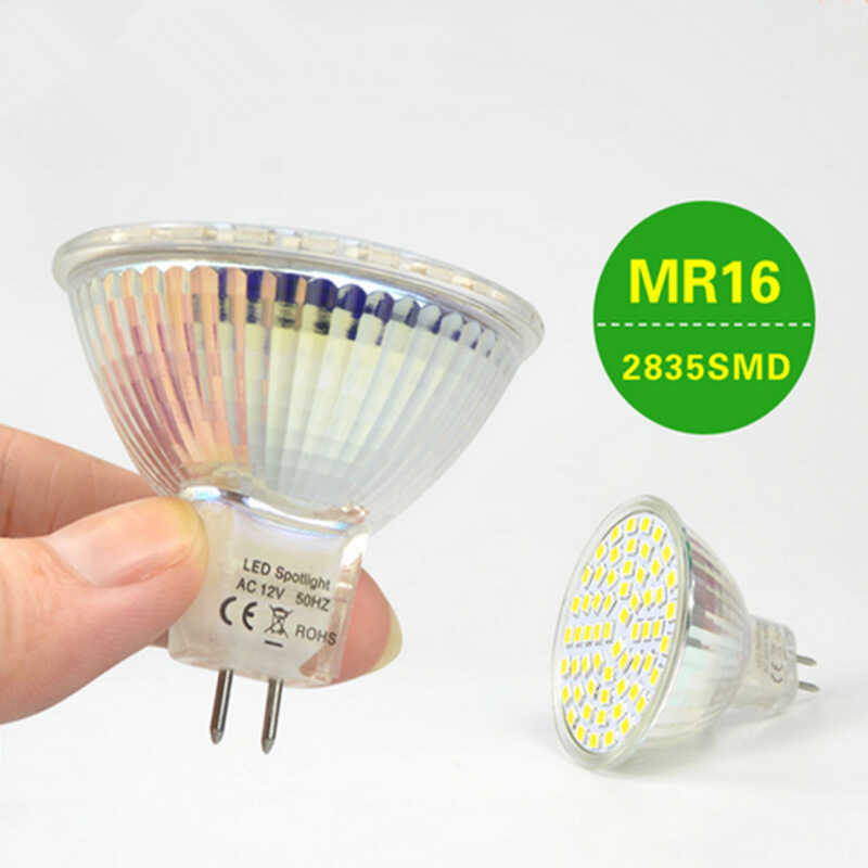Acdc12v Mr16 10Pcs LED Bulb Glass Light 10W 60 Smd2835 Replace 12V 100W ...