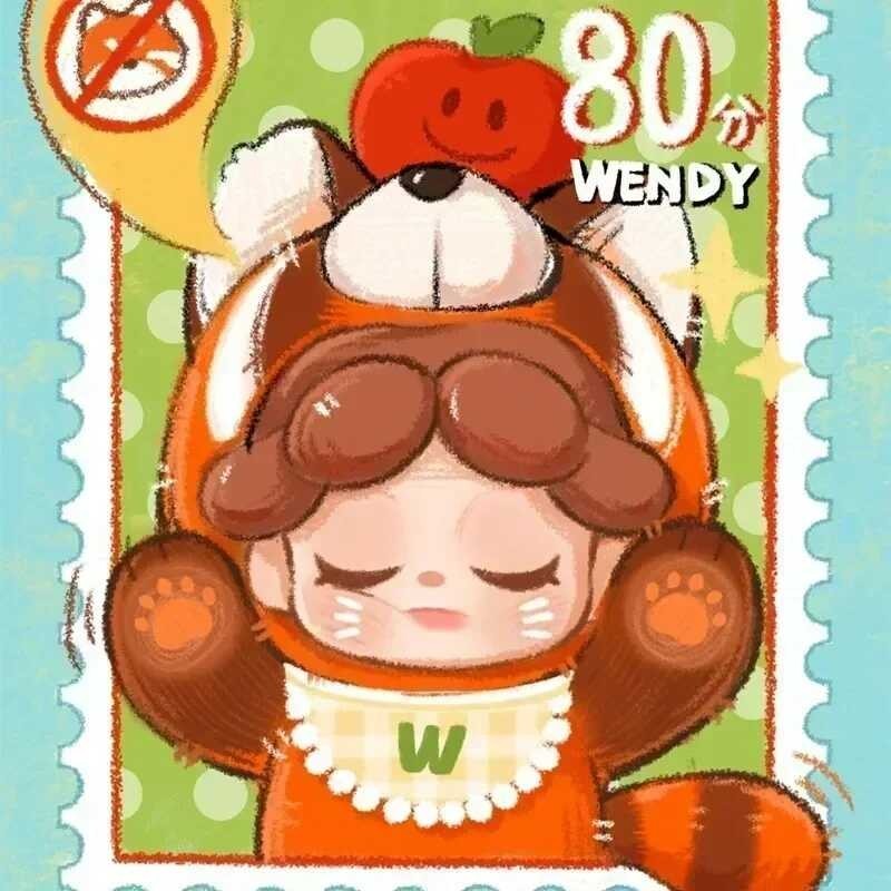 Blind Box Wendy Zoo School Plush Series - Zoological Park Mystery Bag ...