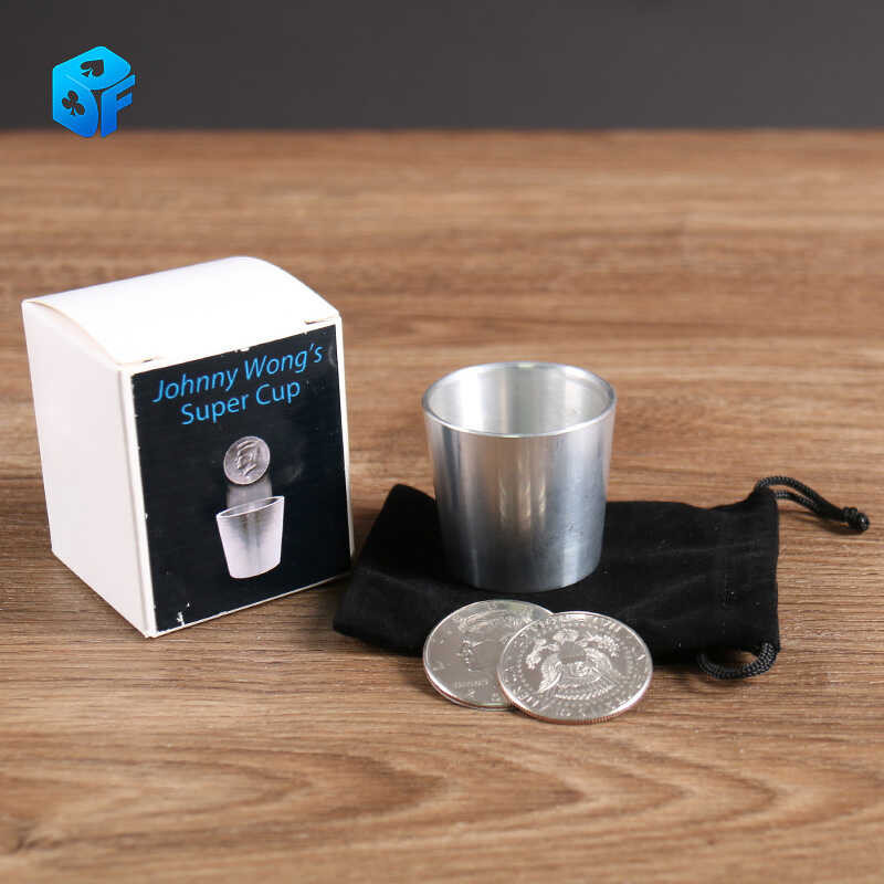 3 Coins Tricks Penetrate Metal Cup Magic Close Up Illusions Gimmick ...