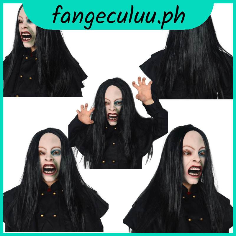 Horror Mask Halloween Evil Dead Rise Female Ghost Face Latex | Shopee ...