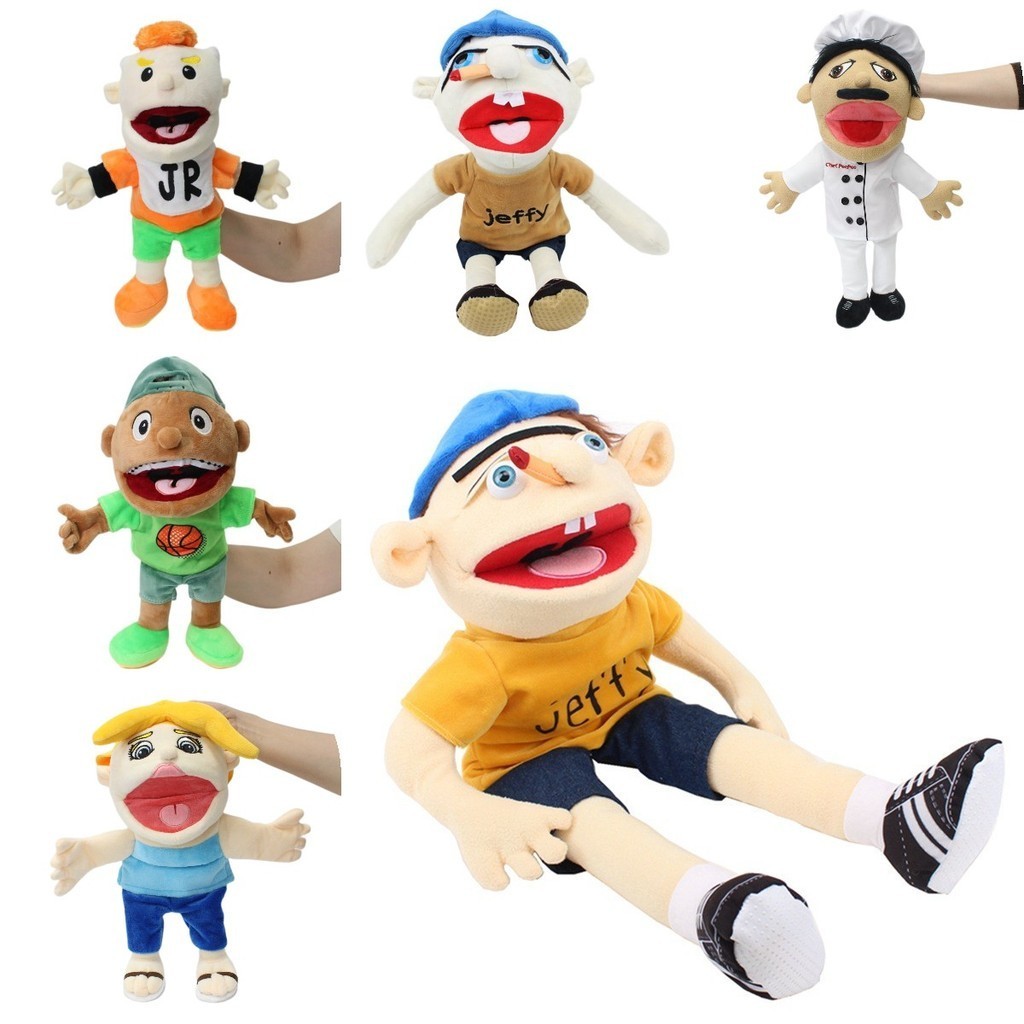 Character Jeffy Playful Hand Puppet Plush Toy Creative Gift For Kids ...