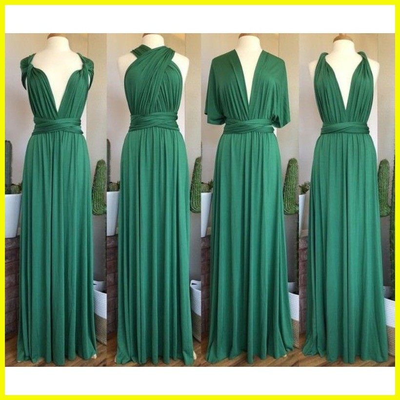 ♒ ☌ EMERALD GREEN INFINITY BRIDESMAID ENTOURAGE PRENUP PARTY CIVIL ...