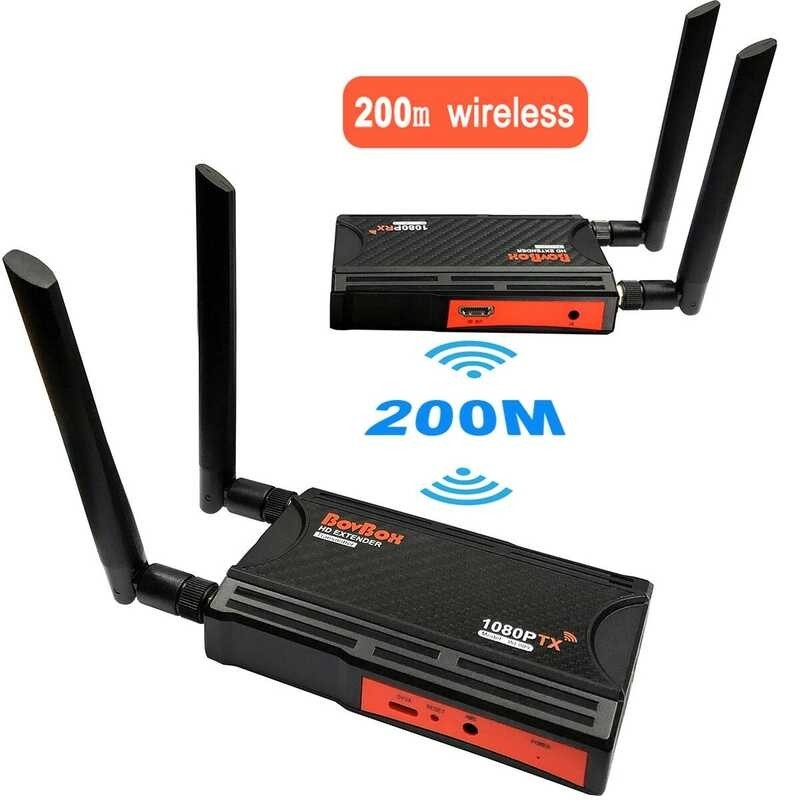 200M Wireless & HDMI Video Transmitter & Receiver Screen Share Display ...