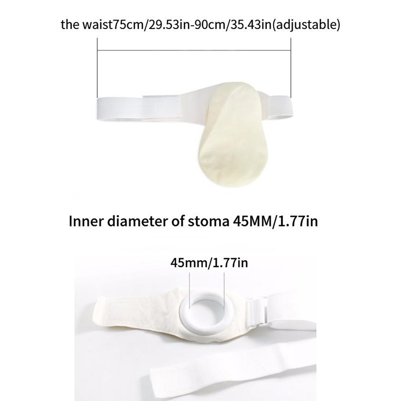 Reusable Latex Ostomy Bag Adjustable Waist Belt Type Disposable ...