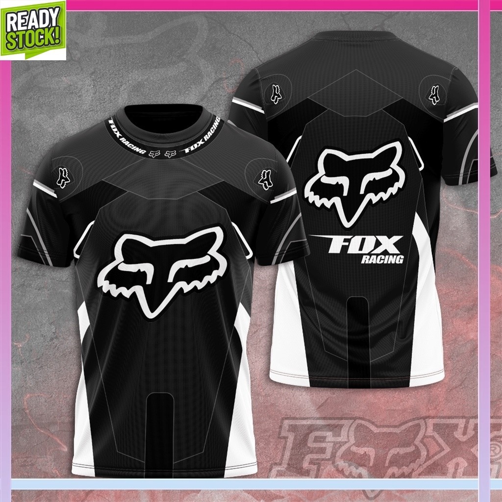 Fox MotoGP Racing Logo Men T Shirts Summer Short Sleeve Fashion Women ...