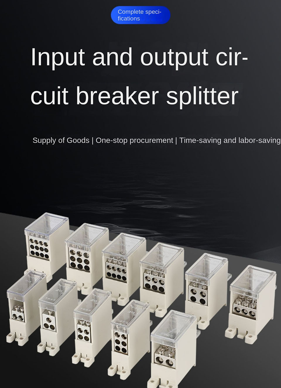 Breaker Junction Box 1 IN Mehrere-OUT FJ6G-63 Luft Schalter Terminal ...