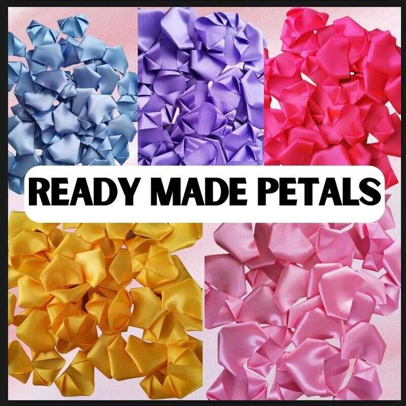 Ready Made Petals(4Cm Satin Ribbon) | Shopee Philippines