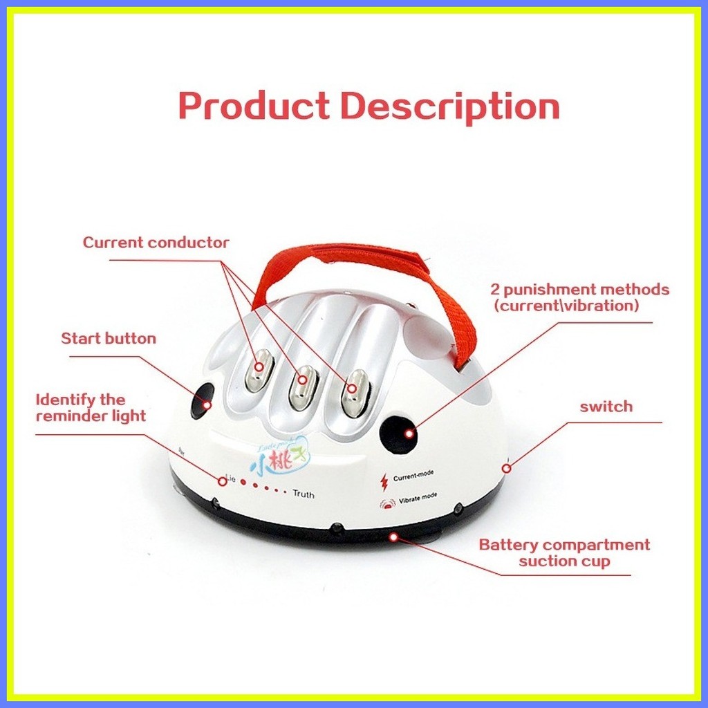 Lie Detector Electric Shock Party Games Kids Toys | Shopee Philippines