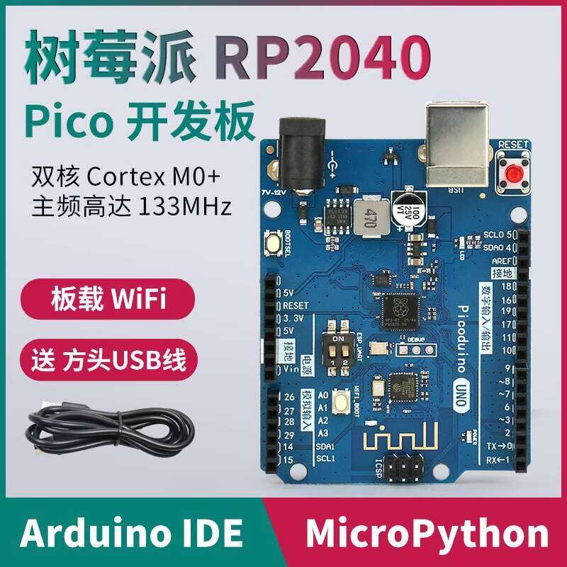 Raspberry Pi RP2040 Board MicroPython Programming IoT Development Pcio ...