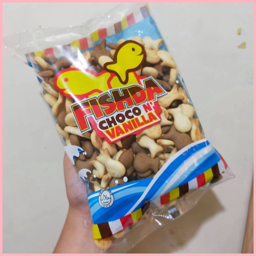 Fishda Choco N' Vanilla Biscuits, 200g | Shopee Philippines