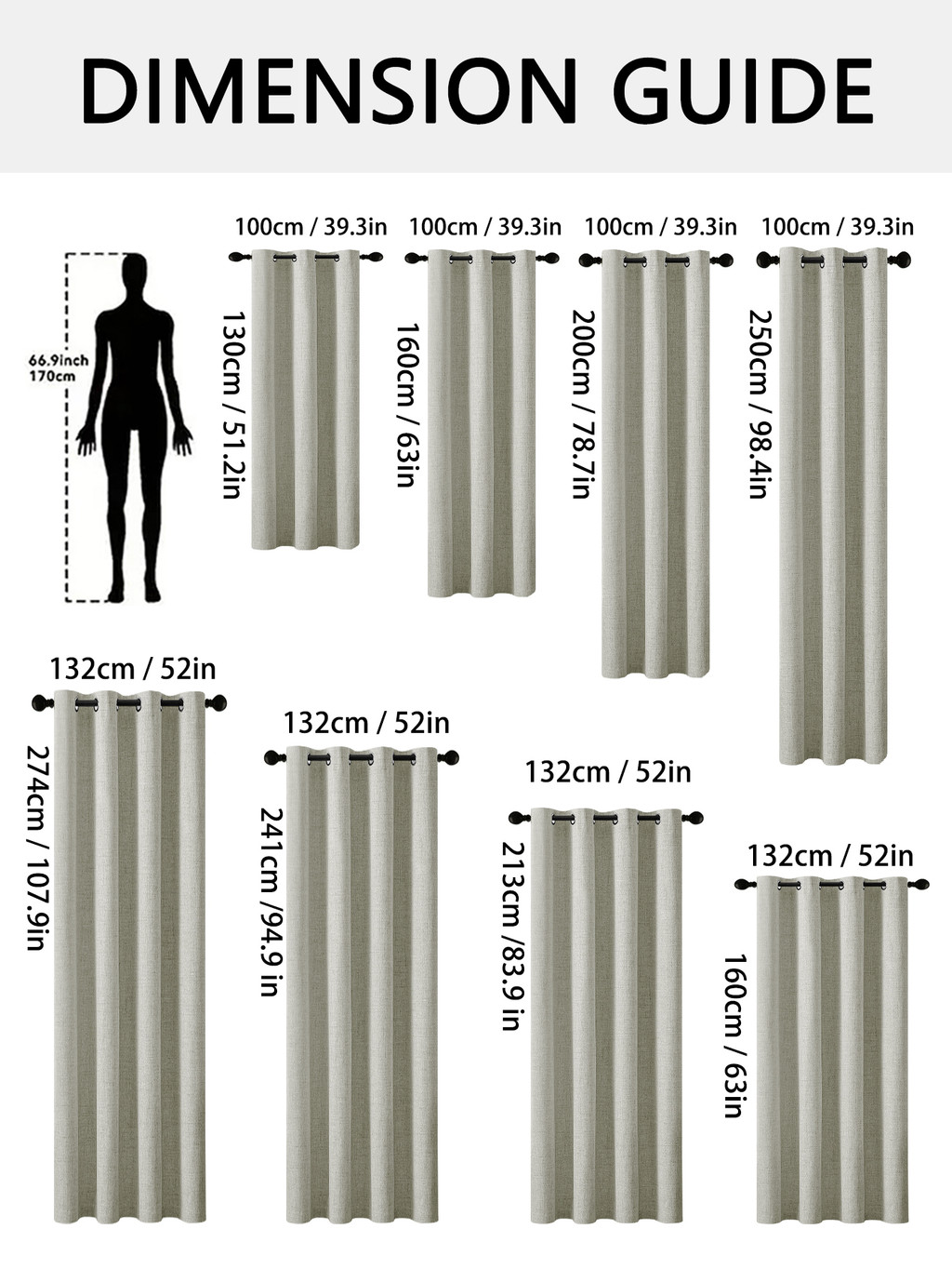 Solid Color Full Blackout Curtain Living Room Bedroom Sunshade Curtain ...