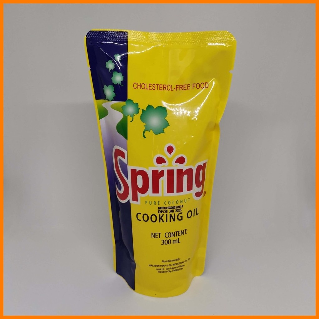 SPRING PURE COCONUT COOKING OIL (300ml) | Shopee Philippines
