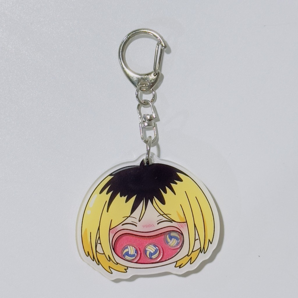 Haikyuu! Shake Pendent Anime Keychain Women Acrylic Key Chain Man Q ...